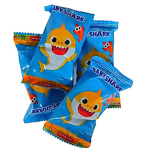 Imaginings 3 Baby Shark Lollipop Rings, Individually Wrapped Birthday Party Favors, Character Shaped Assorted Fruit Flavored Lollipops, Candy Goody Bag Fillers, 18 Rings