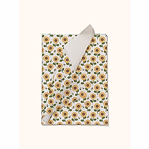 Sunflower and Bees Tissue Paper - Printed Tissue Paper - Decorative Tissue for Decoupage - Floral Tissue Paper - Spring/Summer Tissue Paper | 24 Sheets 20"x30"