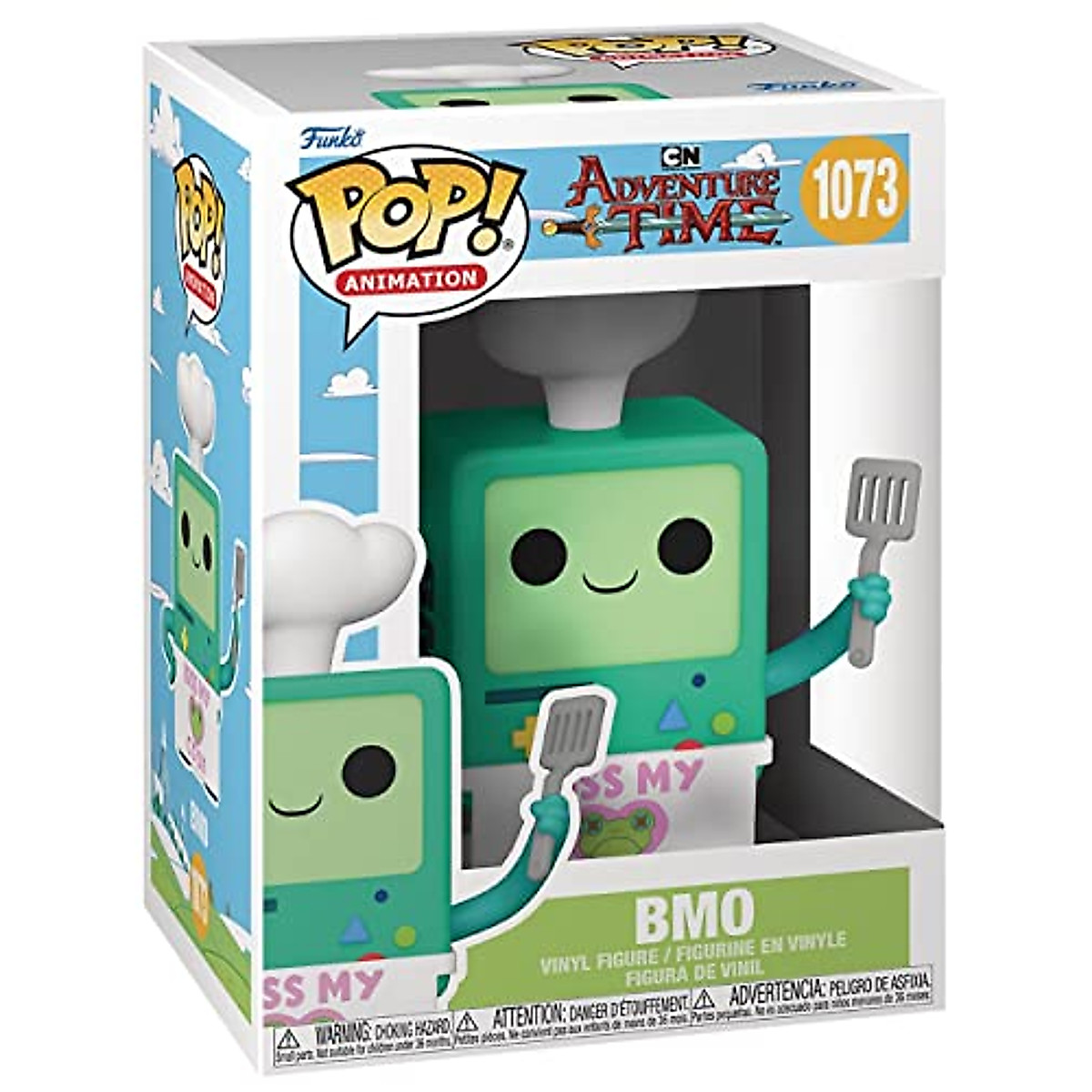 Funko Adventure Time - BMO Cook Pop! Vinyl Figure (Bundled with Compatible Pop Box Protector Case)