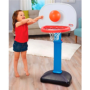 Little Tikes Easy Score Basketball Set, Blue, 3 Balls - Amazon Exclusive, 23.75 x 22 x 61 inches