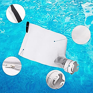 360002/EU16 Automatic Pool Cleaner Debris Bag with Zipper Compatible with Kreepy Krauly Legend and Legend II Automatic Pool Cleaner,Aftermarket Part