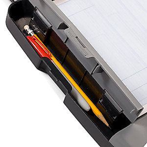 Officemate Portable Clipboard Storage Case, Charcoal (83301)