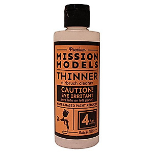 Mission Models MMA-003 RC Paint 4 oz Bottle Thinner/Reducer