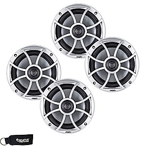 wet sounds - Two Pairs of XS-65i-S Silver Marine Grade 6.5" Speakers - 60 RMS 120 Max