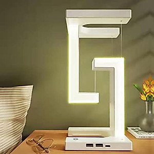 Yiwa Smartphone Wireless Charging Suspension Table Lamp Eye Protection Led Night Light Home Romantic Decoration Wireless Charging