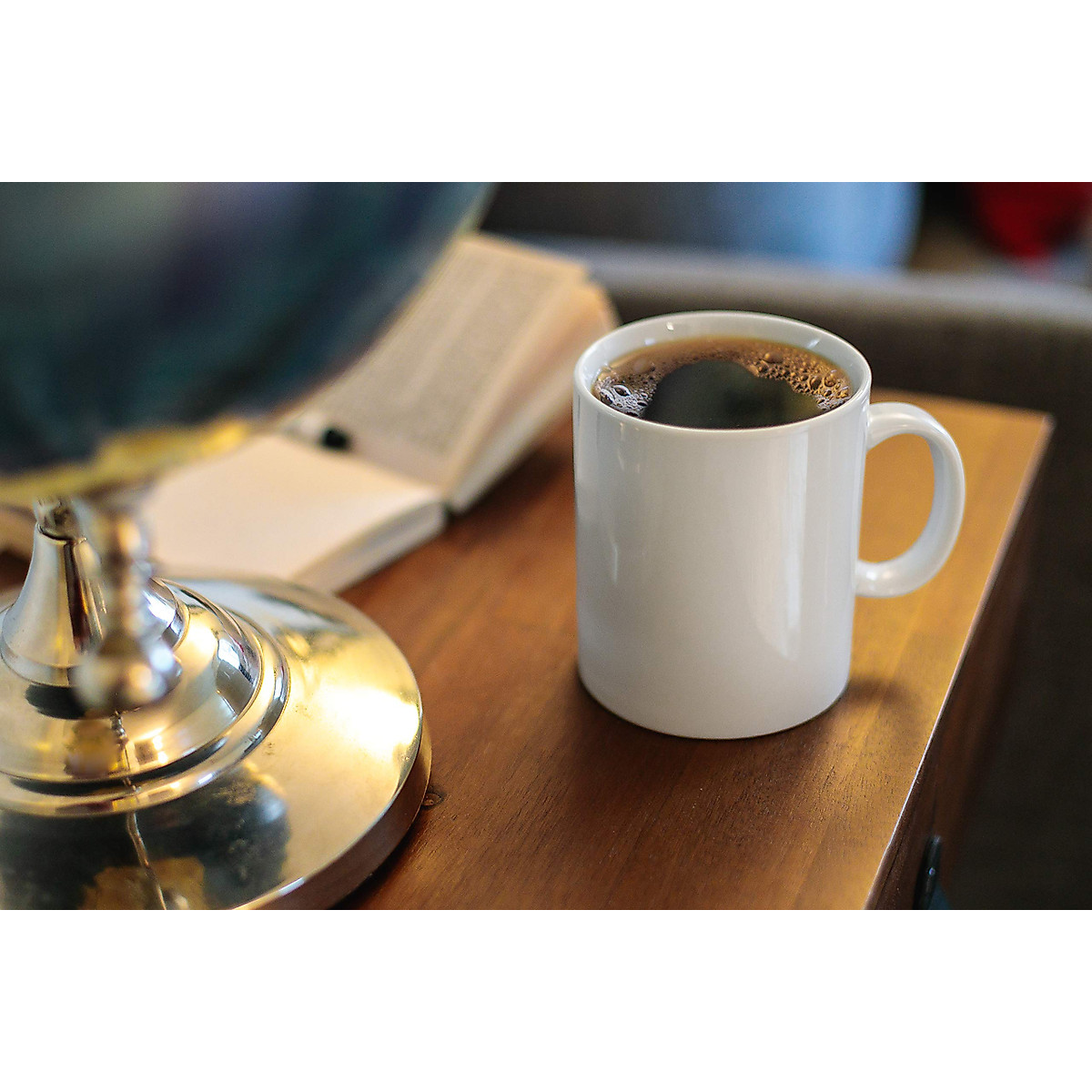 Amuse- Professional Barista Classic Large Mug for Coffee, Tea, Chocolate or Latte- Set of 6- 16 oz