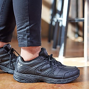 Avia Avi-Union II Non Slip Shoes for Men Food Service - Comfort Restaurant Work Men's Shoes, Black or White Slip Resistant Shoes for Men, Medium, Wide or Extra Wide