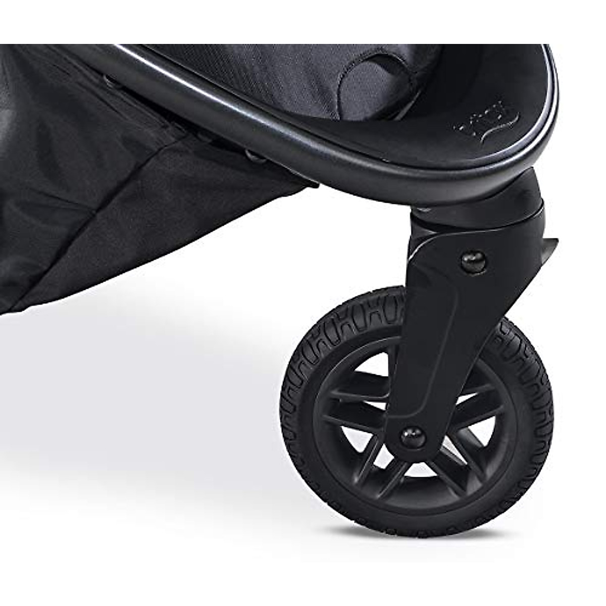 Britax B-Free Stroller, Frost - All Terrain Tires - Adjustable Handlebar - One Hand Fold - Large UV50 Canopy