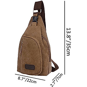 LemonGirl Sling Chest Bag Unisex Shoulder Crossbody Backpack Travel Hiking Camping