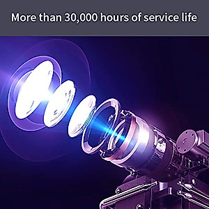 Projector, Hd Projector WiFi Projector 120ansi Home Video Projector Compatible with Hdmi/av/USB/Laptop/iOS & Android Smartphone Have You Tube App Movie Projector