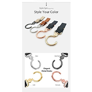 Manito Styler Spin Stroller Hooks (Pink Gold/Black)