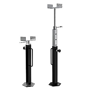 Sulythw RV Slide Out Supports Stabilizer Jacks Heavy Duty Rust Resistant Steel Adjustable from 19'' to 47'' for 5th Wheel 5000 lbs Capacity，2 Pcs