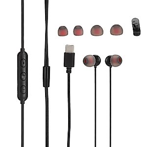 MS21 Knit Wired Earphone Type‑C Sports Headphone Earbuds for Home Music Digital Decoding Wired Earphone