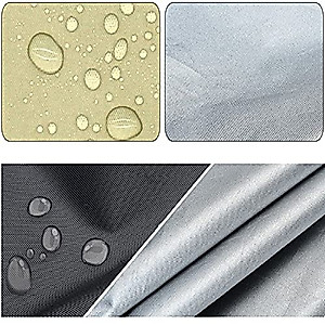 Waterproof Outdoor Swing Cushions Replacement Set Swing Cushion Cover, Including Canopy, Swing Replacement Canopy 3 Seater for Patio Garden and Yard