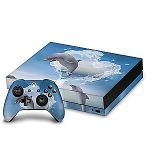 Head Case Designs Officially Licensed Simone Gatterwe Lovers Art Mix Vinyl Sticker Gaming Skin Decal Cover Compatible With Xbox One X Console and Controller Bundle