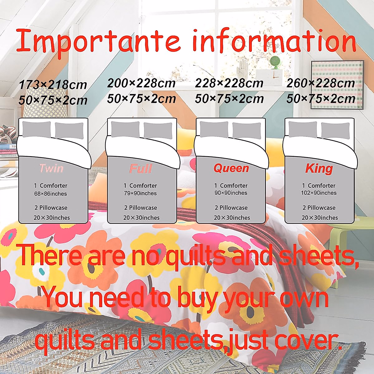 OINGHU Cartoon Duvet Cover Women Girls Microfiber Kuromi 3D Cartoon Bedding Quilt Bedspreads Comforter Cover Boys Home Bedroom Decor Bed Set(Full)