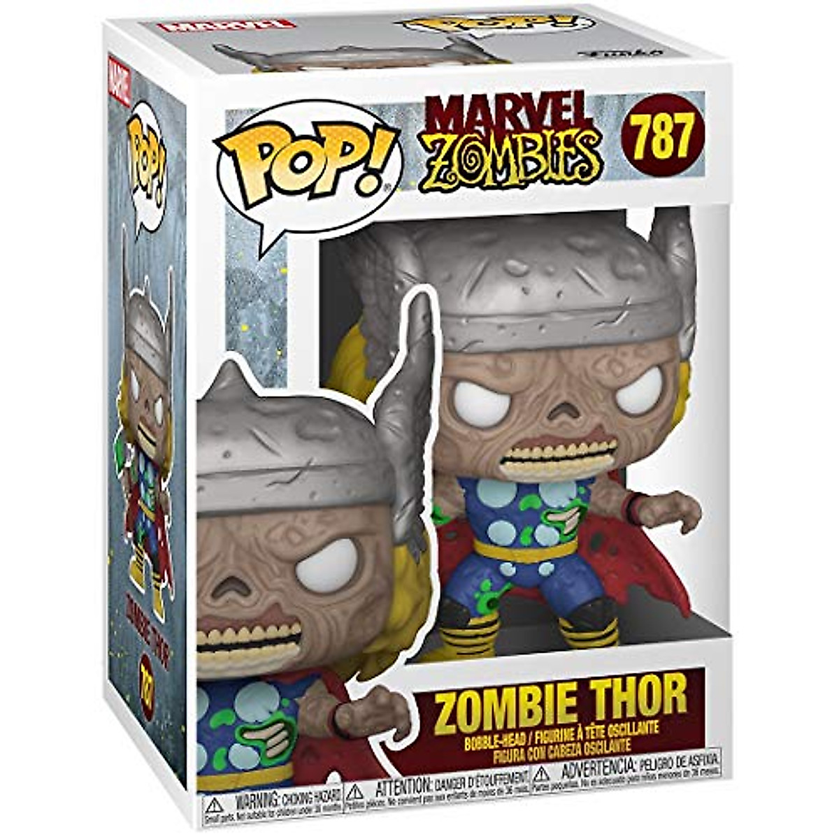 Funko Marvel Zombies - Zombie Thor Pop! Vinyl Figure (Bundled with Compatible Pop Box Protector Case)