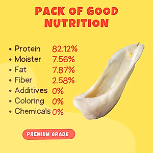 Woofley's - 100% Natural Whole Lamb Ear Dog Chews- 100 Count - Our Healthy Dog Lamb Ears are Easy to Digest and Great for Small, Medium Or Large Dogs