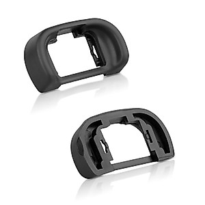 Updated Soft Silicone Camera Eyepiece Eyecup for Sony A7III A7II A9 A7S A99II A58 A7 A7R IV A7RIII A7SII, 2Pack Camera Hot Shoe Cover for Sony + 2Pack Camera Eye Cup Replacement for Sony