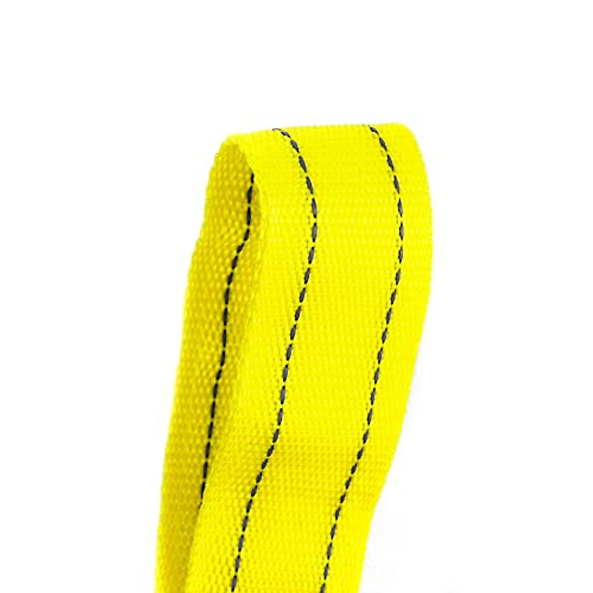 QWORK Tow Strap, | 1.8" x 13' | 11000 lb Capacity, Heavy Duty Towing Strap with Safety Hook, Trailer Rope Unloader for Vehicle Recovery, Towing, Stump Removal, etc
