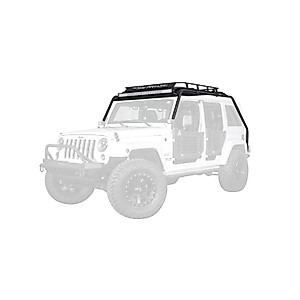 Body Armor 4x4 JK-6126Black Front Light Bar for 2007-2013 Jeep JK Wrangler