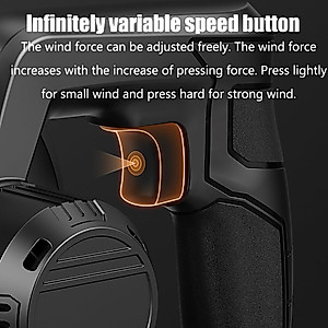 Electric Cordless Snow Blower, 3 in 1 Portable Snow Air Blower, Infinitely Variable Speed, 0-18000r/min Speed, High Speed Cooling System, for Garden, Patio, Lawn