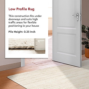 nuLOOM 9x12 Rigo Jute Hand Woven Area Rug, Off White, Solid Farmhouse Design, Natural Fiber, For Bedroom, Living Room, Dining Room, Hallway, Office, Kitchen, Entryway