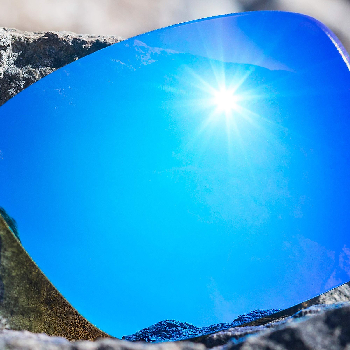 Revant Replacement Lenses for Costa Fantail sunglasses, UV Protection, Anti-Scratch and Impact Resistant, Polarized Ice Blue Mirrorshield