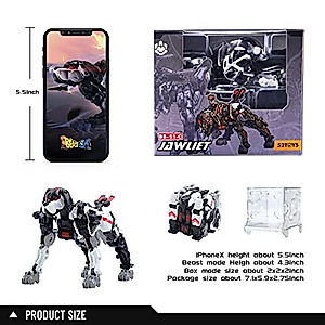 52TOYS BEASTBOX BB-51C JAWLIET Deformation Toys Action Figure, Converting Toys in Mecha and Cube, Perfect Birthday Party Gift for Teens and Adults
