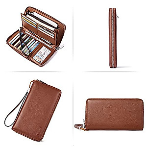 BOSTANTEN Genuine Leather Hobo Handbags bundle Leather Wallets