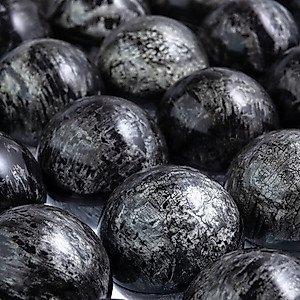 Entervending 25 Pcs Large Bouncy Ball 45 mm - Silver Bowling Bounce Balls