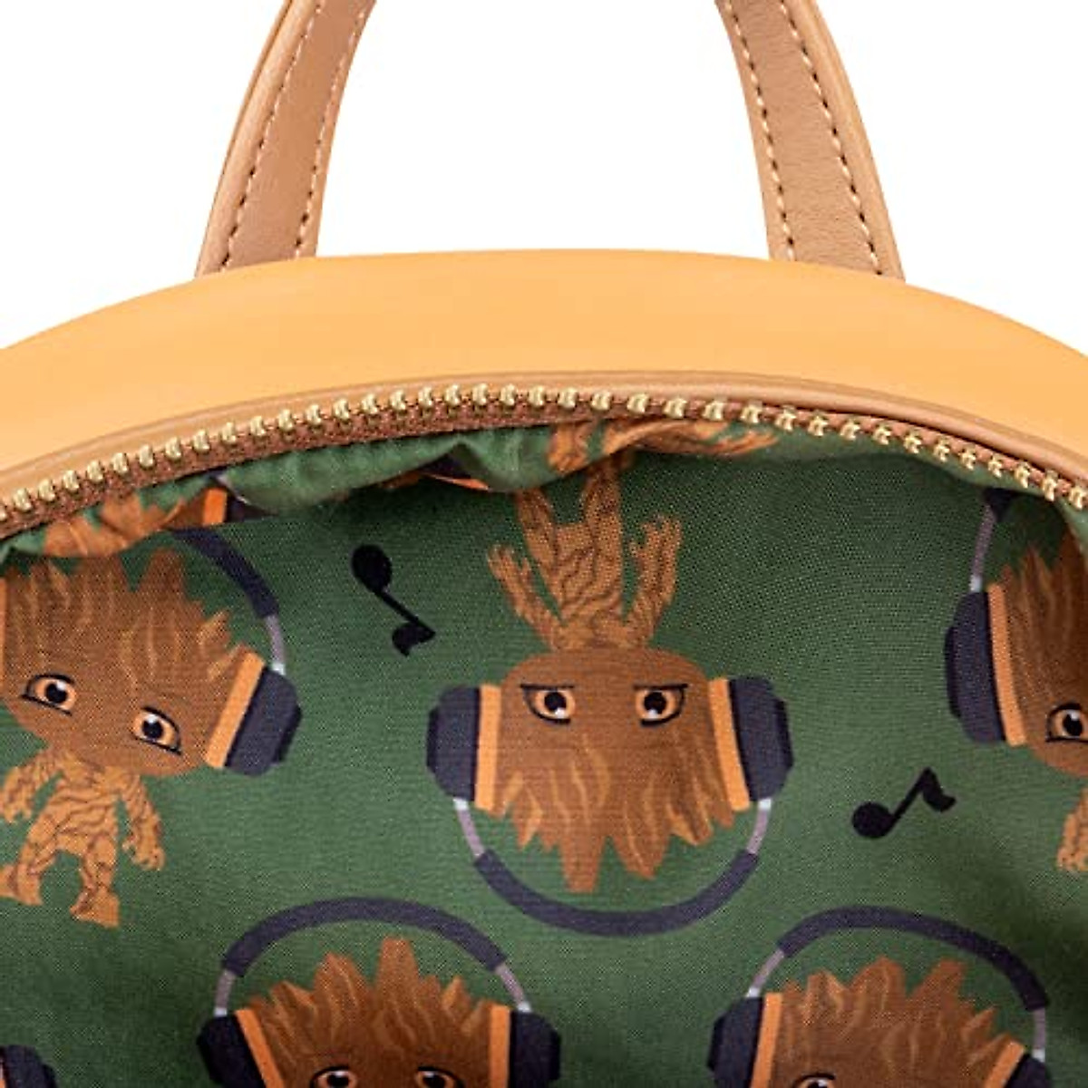 Loungefly Marvel: Guardians of The Galaxy - Groot with Headphones Backpack, Amazon Exclusive, Multicolor (MVBK0250)