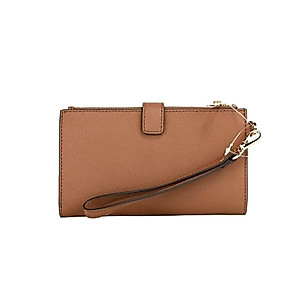 Michael Kors Women's Jet Set Travel Dbl Zip Wristlet No Size (Luggage)