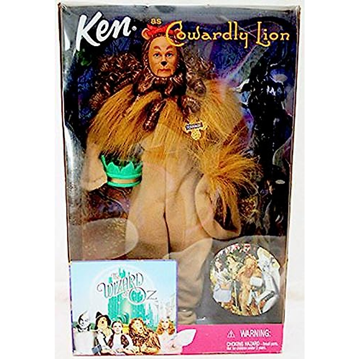 Barbie Ken as the Cowardly Lion in the Wizard of Oz