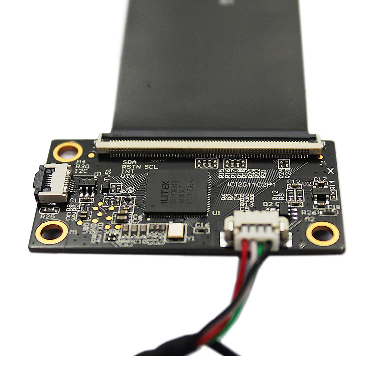 12.6" Capacitive Touch Sensor Panel for 12.6 inch 1920x515 NV126B5M-N41 eDP LCD Screen,with USB Interface Support 10 Point Multi-Touch