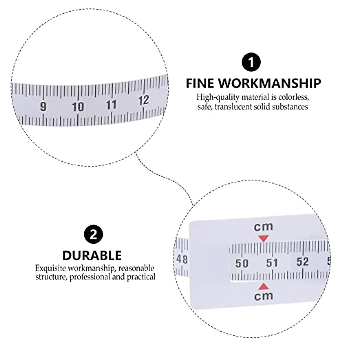 Infant Head Circumference Tape Ruler: 6pcs Newborn Head Measuring Ruler Cm Measure Ruler Baby Toddler Head Body Arm Measurement Tool