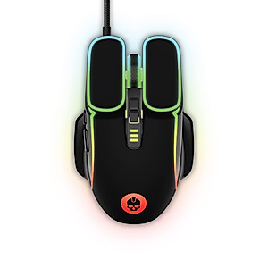 Game Punk RGB Pro Gaming Mouse with LED Lights | Computer Mouse Wired w/ 7 Buttons | Universal Wired Mouse, 3600 DPI, Side Buttons for Video Games, Game Consoles | PC Gamer Mouse for PS5, XBOX, Laptop