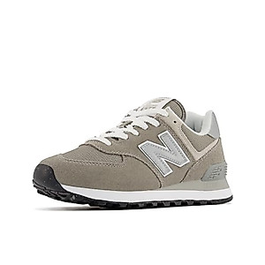 New Balance Women's 574 Core Sneaker, Grey/White, 7