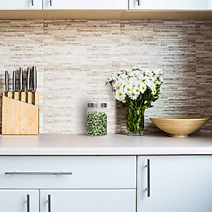 Blue Donuts 33 Oz Glass Jars with Stainless Steel Lids Airtight - Glass Kitchen Canisters, Glass Containers for Food Storage with Lids, Food Storage Containers, 1000 ML Clear Jars