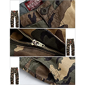 Match Men's Wild Cargo Pants(36,Camouflage)