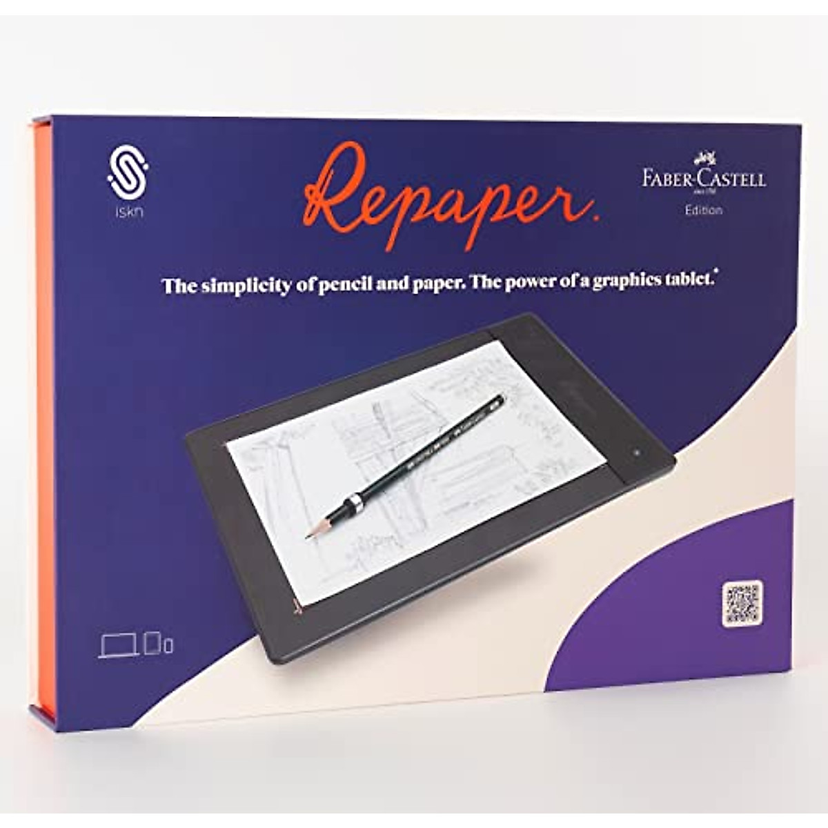 iskn Repaper Faber-Castell Edition - Pencil & Paper Graphic Tablet with 8192 Pressure Levels