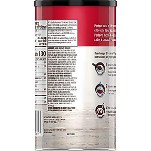 Folgers Cappuccino Mocha Chocolate Instant Coffee Beverage Mix, 16 Ounces (Pack of 6)