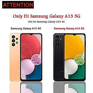 Compatible with Samsung Galaxy A13 5G Case(NOT for A13 4G), with Belt Clip Holster Heavy Duty Rugged Shockproof Full Body Protection Kickstand Phone case for Samsung Galaxy A13 5G (Black)