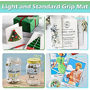 HTVRONT Variety Cutting Mats for Cricut, 2 Pack Cutting Mats 12x12 for Cricut Maker/Maker 3/Explore 3/Air/Air 2/One (LightGrip, StandardGrip), Cutting Mats Replacement Accessories for Cricut