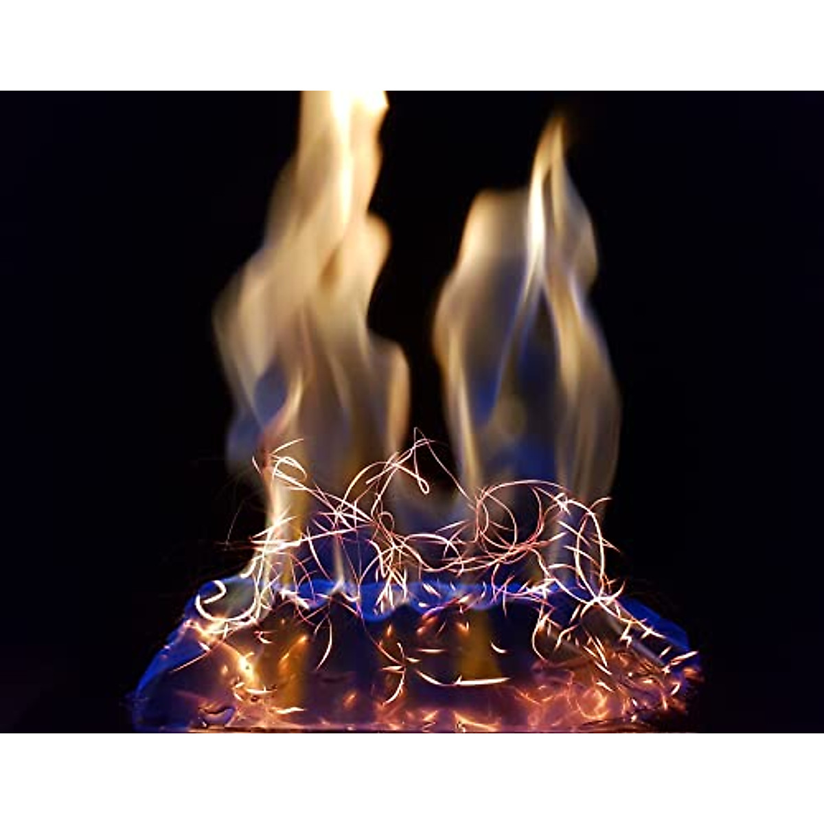 BENJOY Ultimate Fire Wire! 4g(0.14oz) - Ember Effect, Neon Glowing Metal Fiber for Bio Ethanol, Gel Fuel, Natural Gas Fireplace and Ventilation Gas Log Set