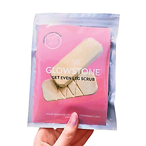 GET EVEN LEG SCRUB - Ingrown Hair Treatment For Women, Strawberry Legs Treatment, Natural Dead Skin Remover & Foot Scrub Exfoliator For Dry Skin and KP. Glowstone | Glow Stone