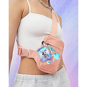 Besoar for AirPods 1/2 Case Bling Glitter Liquid Quicksand Cute Cartoon Kawaii with Keychain for Apple AirPod Cases Sparkly Design Covers for Girls Women Kids Covers for Air Pods 2nd/1st Miqi