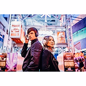 Altec Lansing Comfort Q+ Bluetooth Headphones, Active Noise Cancellation, Comfortable, Quite, Noise Cancelling Headphone, Up to 26 Hours of Playtime, 30 Ft. Wireless Range, Black (Renewed)