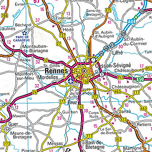 2023 Philip's Easy to Read Multiscale Road Atlas Europe: (A4 Spiral binding)