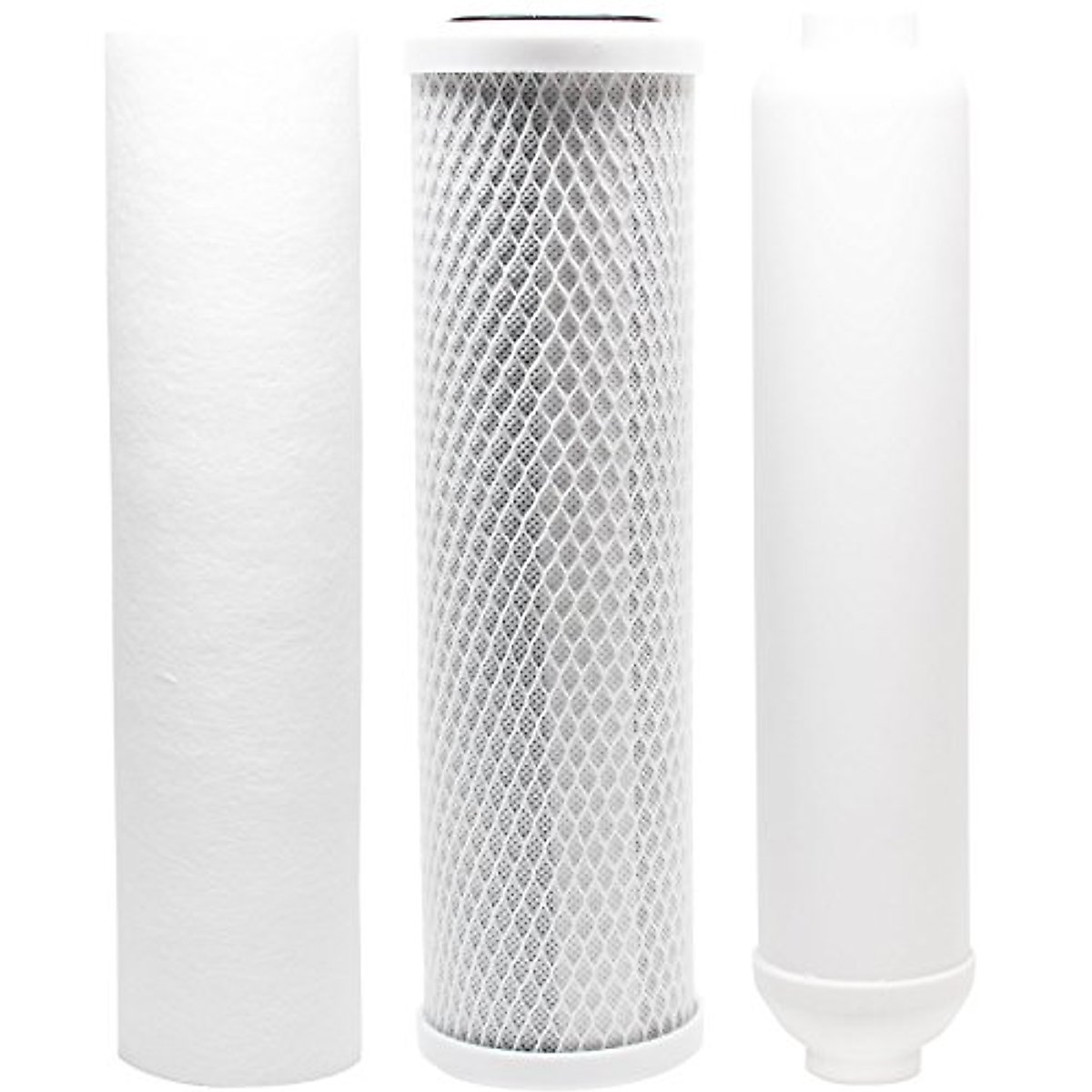 Replacement Filter Kit Compatible with Watts RO-TFM-4SV RO System - Includes Carbon Block Filter, PP Sediment Filter & Inline Filter Cartridge - Denali Pure Brand
